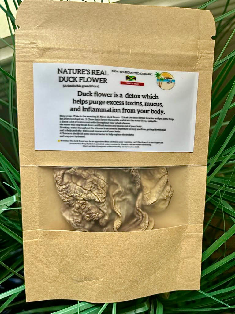 Duck flower – www.naturesrealseamoss.com